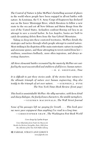 The Control of Nature – Pigeonhouse Books, Dublin