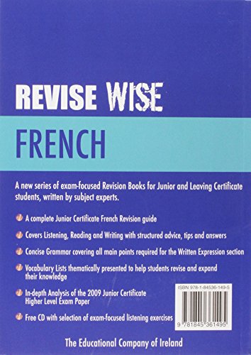 Revise Wise French: Higher Level – Pigeonhouse Books, Dublin